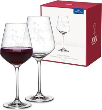 Villeroy & Boch Toys Delight Verre &Agrave; Vin Rouge Transparent, Garanti Lave-Vaisselle, Article De No&euml;l, Service &Agrave; Vin, Cristallin