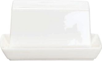 ASA 1984013 Butterdose, Porzellan, Wei&szlig;, 15.7 x 12.8 x 8 cm