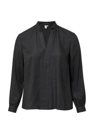 QS by s.Oliver Langarmbluse Bluse Weiche Tunikabluse
