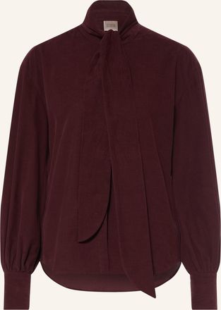 &Eacute;manou &Eacute;manou Schluppenbluse Aus Cord rot