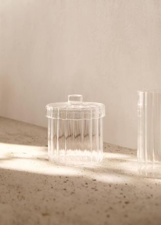 Mango Gobelet salle de bain borosilicate gris glac&eacute; - Home - Taille unique - MANGO HOME