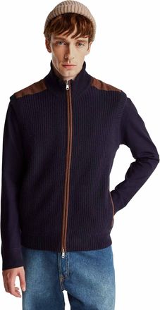 Benetton Herren Maglia G/C M/L 110xu10a5 Pullover, blau, Large