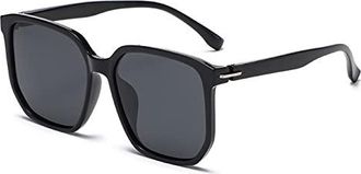 Generic Lunettes de soleil polarisées tendance pour hommes et femmes lunettes de soleil rétro boîte pare-soleil lunettes de soleil de conduite (couleur : A, t