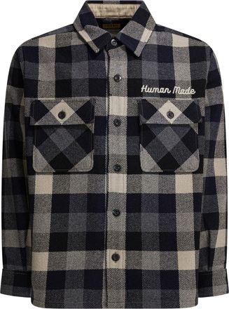 Human Made Veste surchemise en laine synth&eacute;tique