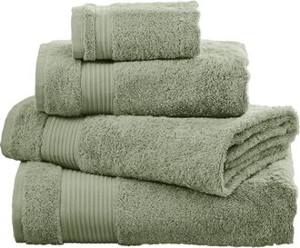 Next Home Handtücher aus Ägyptische Baumwolle - 100% Baumwolle, Grün Salbei Mittel 4 Pack Hand Towels