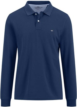Fynch-Hatton Langarm-Poloshirt aus Baumwolle Midnight/XXL