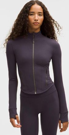 lululemon Define Mesh-Back Jacket Nulu f&uuml;r Frauen - Gr&ouml;&szlig;e 10 in Atmospheric Purple