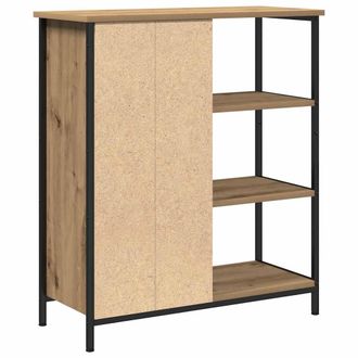 vidaXL Credenza Rovere Artigianale 70 X 30 X 80 Cm Legno Multistrato - Vidaxl