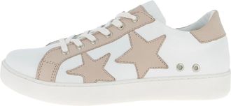 Andrea Conti Damen Low Top Sneaker, weiß/Silbergrau, 38 EU