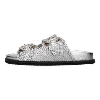 Emanuelle Vee Ledermules - - Shoes - Damen - Grau - 35 EU