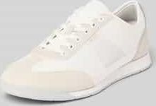 HUGO BOSS Low Top Sneaker mit Leder-Besatz Modell Nitan