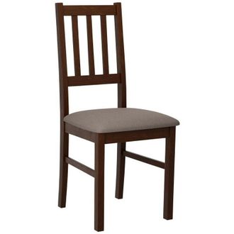 Mirjan24 Chaise Victorville 146, Noix, 94x43x40cm, Tapisserie, En bois, Bois, Mobilier d&eacute;j&agrave; assembl&eacute;