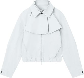Emporio Armani Femme, Vestes, Bleu, Taille: 40 FR Blousons &agrave; manches amovibles
