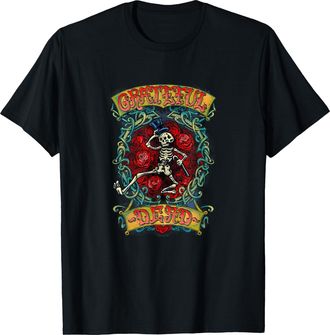Grateful Dead T-Shirt: Klassisch, Schwarz, S, Kurzarm, Herren, Männer, T-Shirt