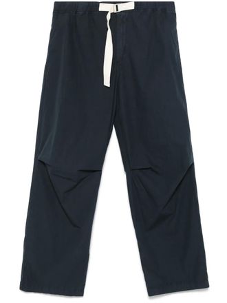 Emporio Armani pantalon à coupe droite - Bleu