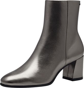 Tamaris Damen Absatzstiefelette Blockabsatz Vegan; PEWTER, EU 37