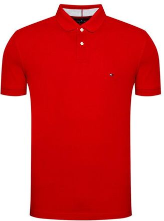 Tommy Hilfiger Poloshirt 1985 MW0MW17770 Rot Regular Fit