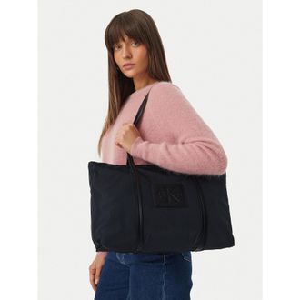 Calvin Klein Handtasche Calvin Klein Medium Tote LV04F3869G Schwarz