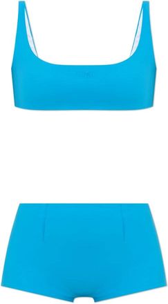 Maison Margiela Femme, Maillots de bain, Bleu, Taille: 40 FR Maillot de bain deux pi&egrave;ces