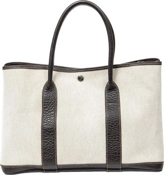 Herm&egrave;s Crossbody Bags - Garden Party PM - Gr. unisize - in Creme - f&uuml;r Damen