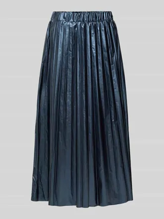 Smith & Soul Midirock im Metallic-Look mit Plisseefalten