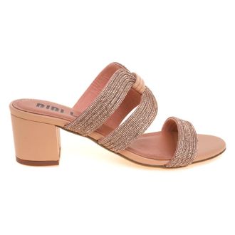 Bibi Lou Sandal mit Strass-Verzierungen - - Shoes - Damen - Beige - 39 EU
