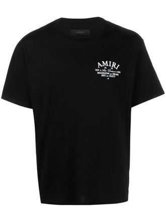 Amiri T-Shirt mit Logo-Print - Schwarz