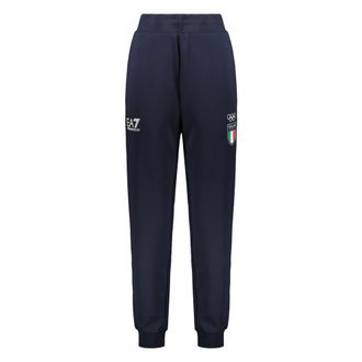 Emporio Armani Pantalon de sport - Femme - Pantalons - Bleu - Taille: 38 FR