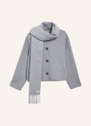 Comma Comma Kastenjacke grau