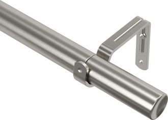 Umbra Zen Ausziehbare Vorhangstange mit D25mm, 31-64, 81-162 cm, Nickel