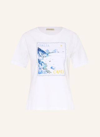Lilienfels Lilienfels T-Shirt Mit Pailletten weiss