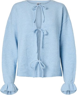 Pieces Pcsally Rev Frill Cardigan Knit Noos Bc