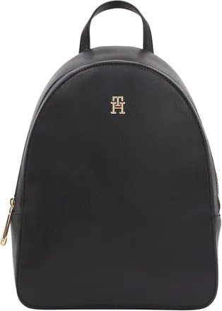 Tommy Hilfiger Damen Rucksack Backpack Elegant, Schwarz (Black), Einheitsgröße