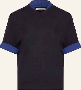 Dorothee Schumacher Dorothee Schumacher Strickshirt Chic Merino Im Materialmix schwarz
