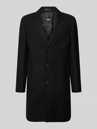 HUGO BOSS Mantel mit einreihiger Knopfleiste