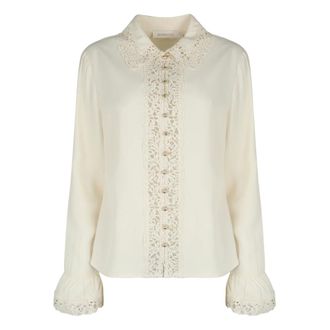 Zimmermann Damen, Blusen & Hemden, Beige, SGr&ouml;&szlig;e