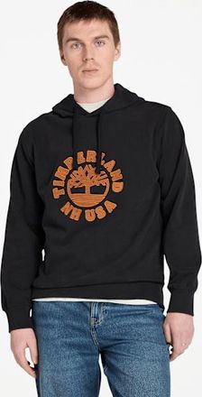 Timberland Holiday Hoodie mit Grafik für Herren in Schwarz, Herren, Schwarz, Größe