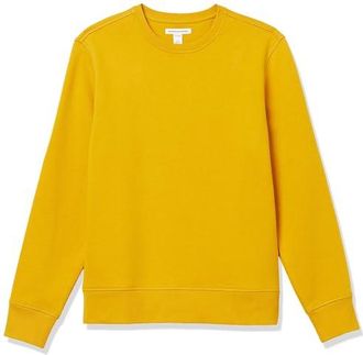 Amazon Essentials Sweat-Shirt à col Rond en Polaire (Grandes Tailles Disponibles) Homme, Or, XXL