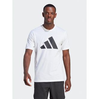 adidas T-Shirt Train Essentials Feelready Logo Training IM4373 Weiß Regular Fit
