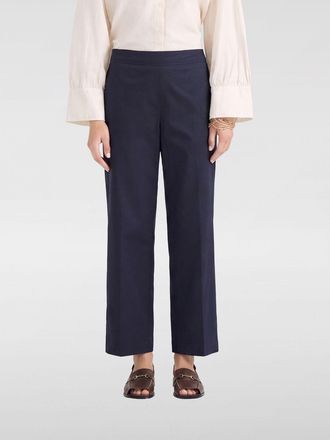 Momoni Pantalon court en coton avec taille &eacute;lastiqu&eacute;e &agrave; cordon de serrage