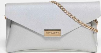 Valentino Arpie - Pochette style enveloppe avec chaîne - Argenté