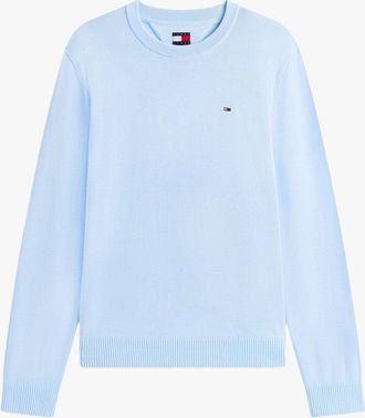 Tommy Hilfiger Pull &agrave; col rond &agrave; logo brod&eacute; en coton