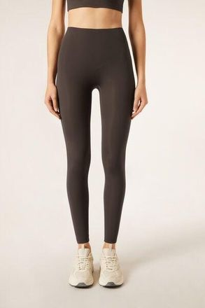 Calzedonia Leggings Sculpt Braun