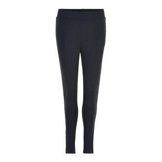 In Front IN Front - Leggings Marine avec D&eacute;tails Fins sur les Jambes - Femme - Pantalons - Bleu - Taille: 44 FR