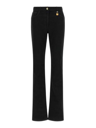 Elisabetta Franchi Straight Leg Jeans - Schwarz