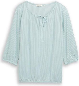 Tom Tailor 3/4-Arm-Shirt T-Shirt Plus Size - Bluse mit Streifenmuster