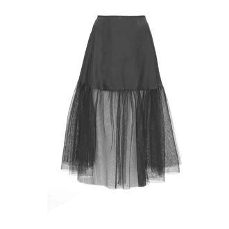 Pinko Pinko, Femme, Jupes, Noir, Taille: 36 FR Jupe en tulle Matiz Style