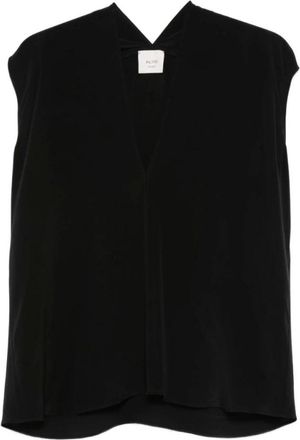 Alysi Femme, Tops, Noir, Taille: 36 FR Top