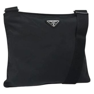 Prada Sac bandouli&egrave;re en nylon Pre-owned - Femme - Pre-owned - Noir - Taille: ONE Size