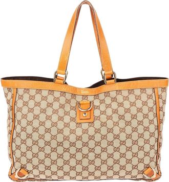 Gucci Crossbody Bags - Gucci GG Monogram Abbey Handbag - Gr. unisize - in Braun - f&uuml;r Damen